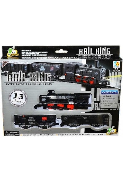 Vardem Pilli Işıklı Raylı Tren Seti Ekspres 13 Parça Vardem Pilli Işıklı Raylı Tren Seti Ekspres 13 Parça