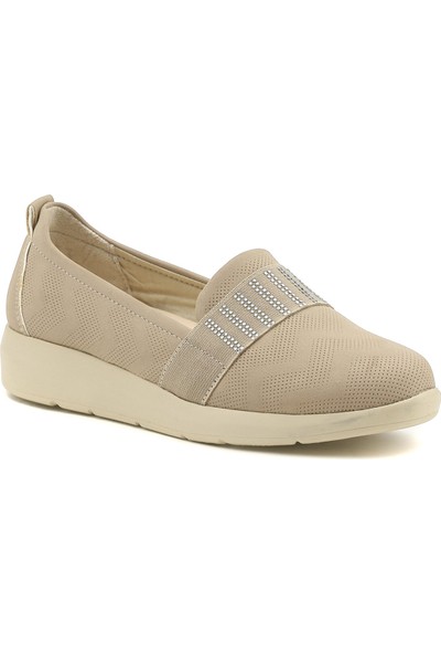 Polaris 162434.Z2FX Bej Kadın Comfort Ayakkabı