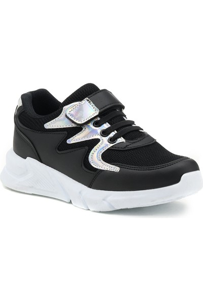 Polly New 2fx Siyah Kız Çocuk Spor Ayakkabı