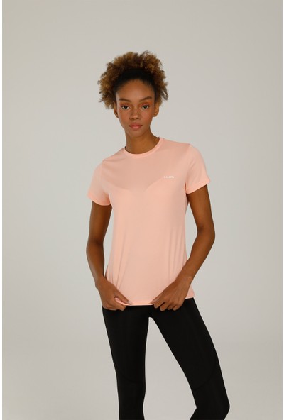 Kinetix SN230 Basic Pes C Neck T- Somon Kadın T-Shirt Kinetix SN230 Basic Pes C Neck T- Somon Kadın T-Shirt