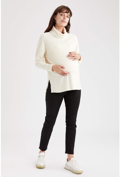 DeFacto Basic Slim Fit Hamile Pantolonu V5744AZ22SP