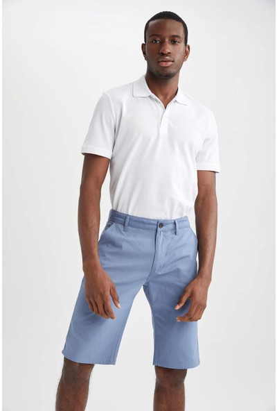 DeFacto Regular Fit Basic Chino Pamuklu Bermuda Şort K3993AZ22SM DeFacto Regular Fit Basic Chino Pamuklu Bermuda Şort K3993AZ22SM