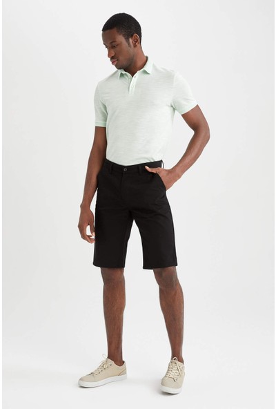 DeFacto Regular Fit Basic Chino Pamuklu Bermuda Şort K3993AZ22SM DeFacto Regular Fit Basic Chino Pamuklu Bermuda Şort K3993AZ22SM