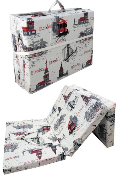 Olgun Home Katlanır Yer Yatağı (10 cm. Kalın) Sünger Yatak 80 x 180 cm. İstanbul