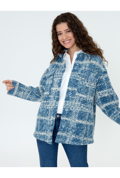 Pierre Cardin Mavi Standart Fit Kaban Kaşe 50244801-VR036