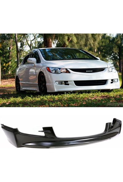 MKG Honda Civic Fd6 Mugen Ön Ek 2006 - 2009 Plastik , Boyasız Ön Tampon MKG Honda Civic Fd6 Mugen Ön Ek 2006 - 2009 Plastik , Boyasız Ön Tampon