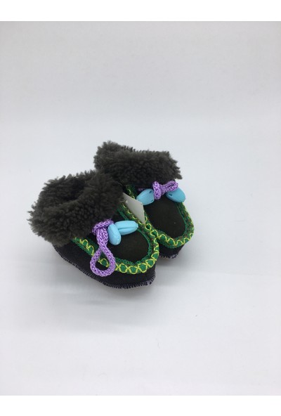 İlk Adım Ayakkabı Hakiki Deri ve Yünlü Unisex Bebe Panduf İlk Adım Ayakkabı Hakiki Deri ve Yünlü Unisex Bebe Panduf