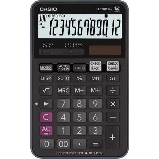 Casio JJ-120D Plus Kompakt Masaüstü Bilimsel Hesap Makinesi Fiyatı