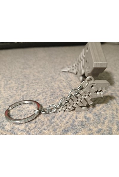 Aldım Geldi Flexi Rexi Dinazor Anahtarlık Zincirsiz Organik Plastikten Biblo