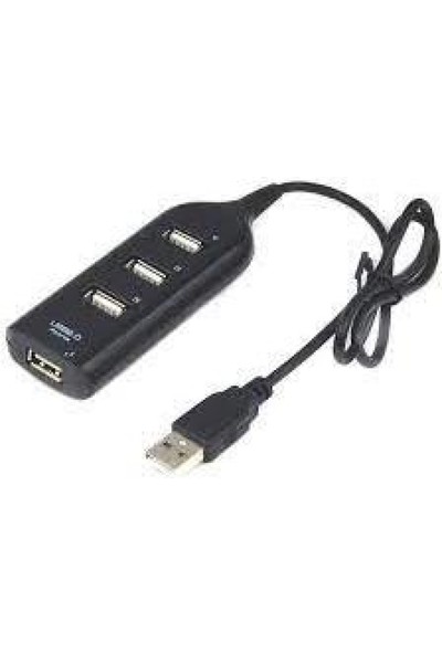 Aldım Geldi Yüksek Hızlı 4 Port USB Çoklayıcı Çoğaltıcı 1 M Kablo Hub Swıtch