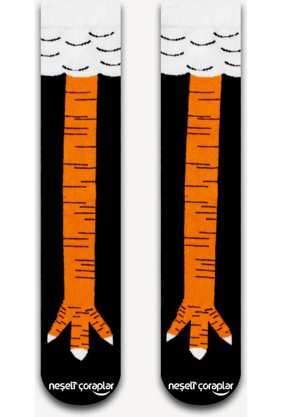 Neşeli Çoraplar Tavuk Bacağı Renkli Erkek Çorap