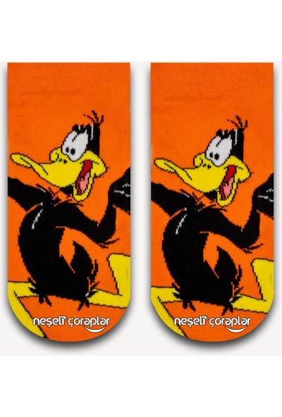 Neşeli Çoraplar Daffy Duck Renkli Çocuk Çorap