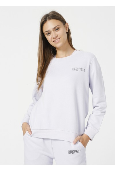 Aeropostale Lila Kadin Sweatshirt