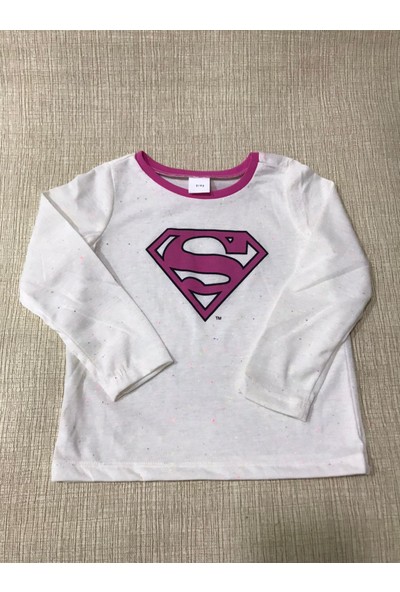 Bobby Kız Çocuk Sweattshırt Ekru