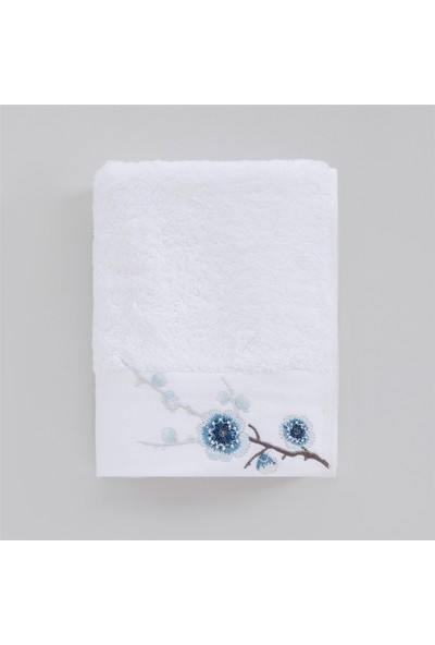 Chakra Noche Yüz Havlusu 50X90 cm Beyaz