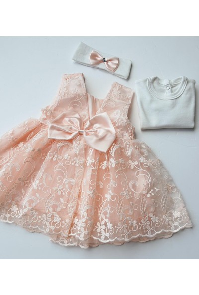 Pileki Butik Kız Bebek Mevlüt Elbisesi Yenidoğan Prenses Elbise Pileki Butik Kız Bebek Mevlüt Elbisesi Yenidoğan Prenses Elbise