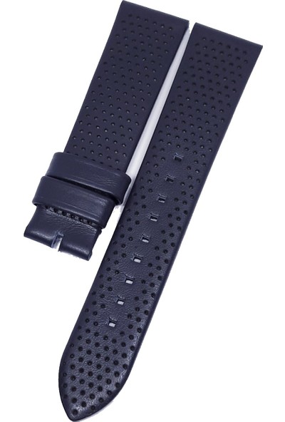 Emporio Armani AR1736 Uyumlu 20MM Lacivert Deri Saat Kordonu