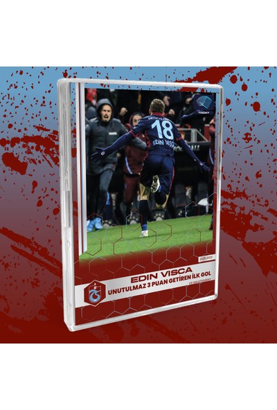Imzalı-Edın Vısca / 3 Puan Getiren Unutulmaz Ilk Gol (25 Adetle Sınırlı Imzalı Özel Kart)