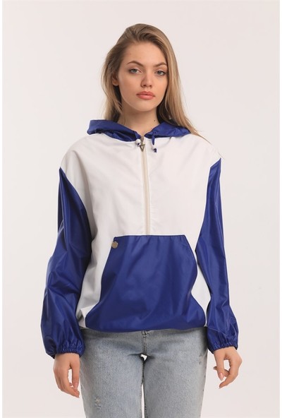 ALV Fashion Kadın Kapşonlu Yağmurluk