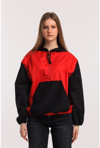 ALV Fashion Kadın Kapşonlu Yağmurluk