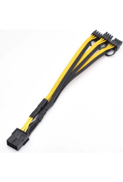 Woisco 8 Pin Power Splitter 30CM Pci-E Molex 3x8 Pin(6+2)Çoklayıcı Kablo Woisco 8 Pin Power Splitter 30CM Pci-E Molex 3x8 Pin(6+2)Çoklayıcı Kablo