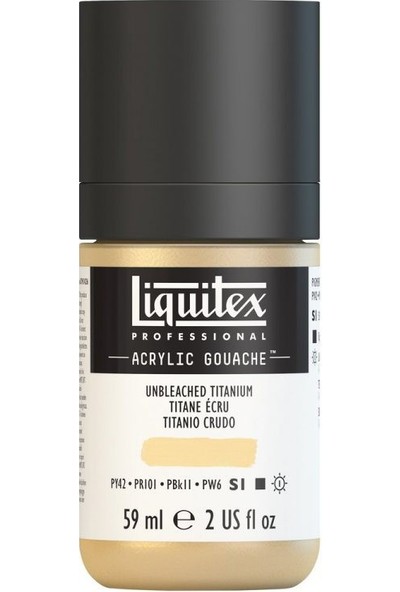 Liquitex : Professional Akrilik Guaj Boya : 59 ml : Unbleached Titanium 434 S1 Liquitex : Professional Akrilik Guaj Boya : 59 ml : Unbleached Titanium 434 S1