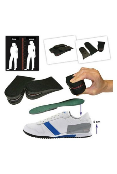 Xnews Hava Yastıklı Boy Uzatıcı Tabanlık (7 cm Daha Fazla Boy Uzunluğu) - 42 Numara- Xnews Hava Yastıklı Boy Uzatıcı Tabanlık (7 cm Daha Fazla Boy Uzunluğu) - 42 Numara-