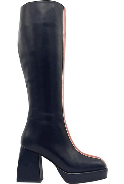 Moulin Shoes 009 214527 Siyah Deri