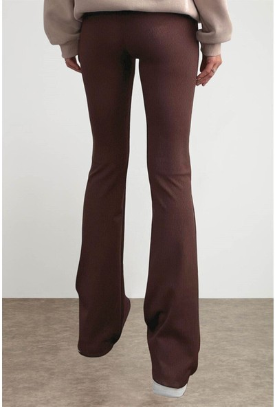 Miss Nish Fitilli Toparlayıcı Ispanyol Paça Tayt