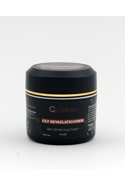 CielMer Cilt Beyazlatıcı ve Aydınlatıcı Kararma Giderici Krem 50 ml CielMer Cilt Beyazlatıcı ve Aydınlatıcı Kararma Giderici Krem 50 ml