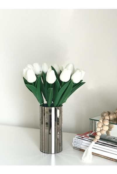 Kübra Özdemir HomeWare Kübra Özdemi̇r Homeware Ayna Vazo Bronz Ayna