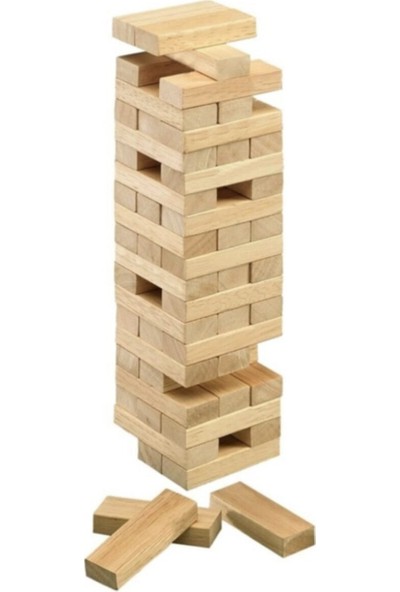 Wooden Toys Jenga Ahşap Denge Oyunu 54 Parça Wooden Toys Jenga Ahşap Denge Oyunu 54 Parça