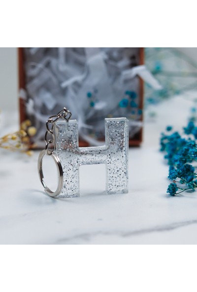 Hill Moda H Harfi Epoksi Anahtarlık