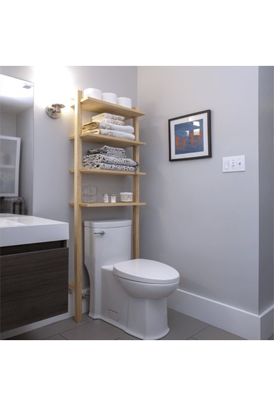 Weblonya Banyo Rafı Wc Üstü Raf Ahşap Duvar Rafı 3016 Weblonya Banyo Rafı Wc Üstü Raf Ahşap Duvar Rafı 3016