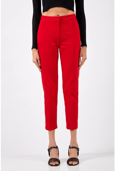 Coral Basic Pantolon Kırmızı Coral Basic Pantolon Kırmızı