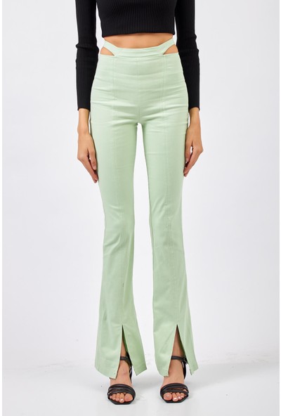 Coral Aller Kemerli Pantolon Mint Yeşili Coral Aller Kemerli Pantolon Mint Yeşili