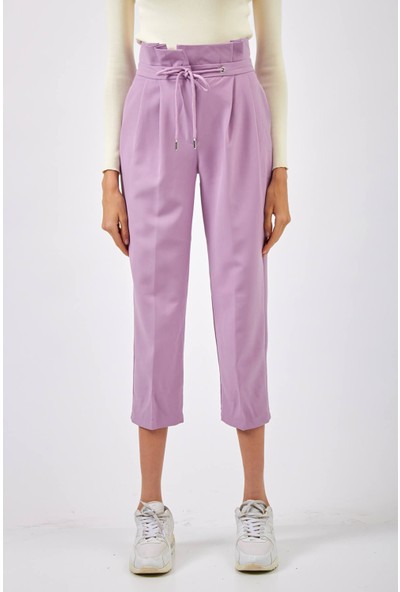 Coral Tünelli Pantolon Lila