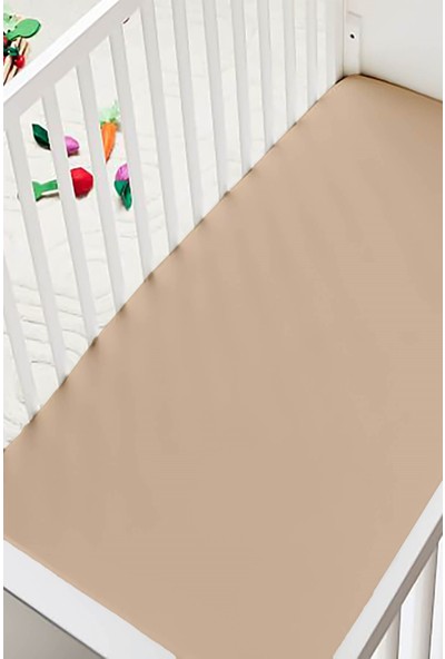 Depomaxx 70X140 Penye Krem Bebek Çarşafı