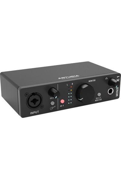 Arturia Minifuse 1 Portable 1x2 USB Type-C Audio Ses Kartı (Siyah) Arturia Minifuse 1 Portable 1x2 USB Type-C Audio Ses Kartı (Siyah)