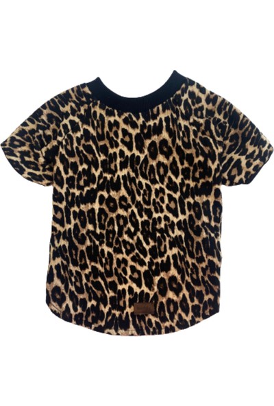 Buddy Store Kedi Köpek Kıyafeti & Elbisesi Kolsuz Model Leopar