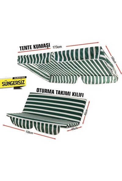 Olgun Home Salıncak Minder Takımı (Süngersiz)2 Kişilik Salıncak Minder Tente-Yeşil Beyaz Olgun Home Salıncak Minder Takımı (Süngersiz)2 Kişilik Salıncak Minder Tente-Yeşil Beyaz