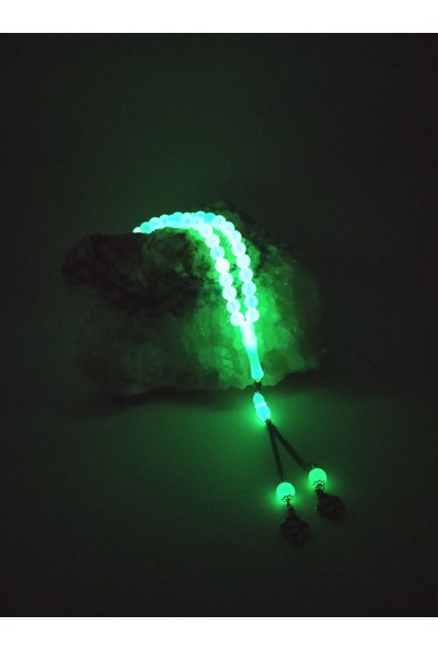 Tespih İmparatorluğu Kedi Gözü Fosforlu Tespih