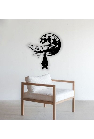 Seppetto Ahşap Hallowen Tablosu Dekoratif Duvar Süsü Tablo