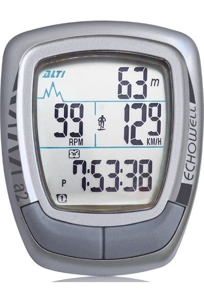 Echowell Km Saati Eca2 25 Fonk Kablosuz Altımeter Cadance Işık Echowell Km Saati Eca2 25 Fonk Kablosuz Altımeter Cadance Işık