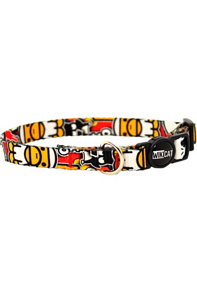 Wikipet Skaterwind Kedi Boyun Tasması + Boğulma Önleyici Kilitli Zil Wikipet Skaterwind Kedi Boyun Tasması + Boğulma Önleyici Kilitli Zil