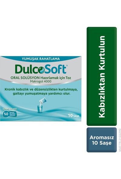 Dulcosoft Oral Solüsyon Hazırlamak İçin Toz Aromasız 10 Adet Saşe - Yumuşak Rahatlama ile Kabızlıktan Kurtul Dulcosoft Oral Solüsyon Hazırlamak İçin Toz Aromasız 10 Adet Saşe - Yumuşak Rahatlama ile Kabızlıktan Kurtul