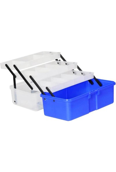 Albastar Şeffaf Kapaklı Balıkçı Çanta ve Kutusu 16INÇ Albastar Şeffaf Kapaklı Balıkçı Çanta ve Kutusu 16INÇ