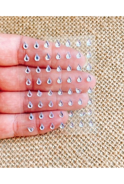 Yeşim Aksesuar Yapışkanlı Tektaş Hızma, Kendinden Yapışkanlı Hızma 48 Adet Yeşim Aksesuar Yapışkanlı Tektaş Hızma, Kendinden Yapışkanlı Hızma 48 Adet