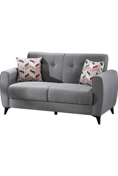 İpek Mobilya Mimoza 2'li Kanepe ( Gri )