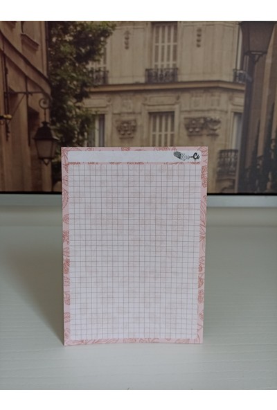 KarÇiBasım Çilek Kareli A6 Not Defteri